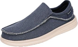 Generic Chaussures d&eacute;contract&eacute;es pour hommes avec bordure pour homme, chaussures plates en toile, chaussures l&eacute;g&egrave;res et grandes tailles, chaussures de campus 
