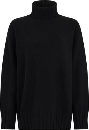 Malo roll-neck sweater - Schwarz
