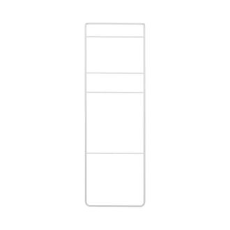 Blomus Handtuchleiter MODO | Titanbeschichteter Stahl mit Gummielementen | Farbe White | 170H x 55B cm