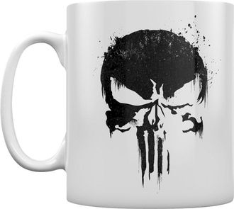 MARVEL Marvel Comics DC Universe The Punisher Skull Kaffeetassen, Keramik, Mehrfarbig, 7.9 x 11 x 9.3 cm, MG24925
