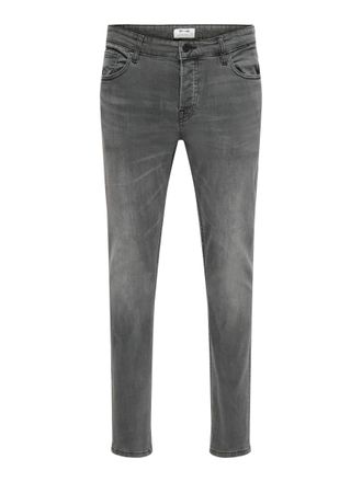 Only & Sons Male Slim Fit Jeans ONSLOOM Mid Rise Slim Fit Jeans