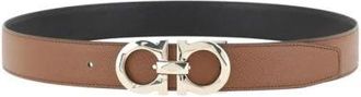 Ferragamo Homme, Accessoires, Brun, Taille: 115 CM Gancini Reversible Leather Belt