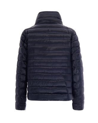 Herno Womens Reversible Puffer Jacket Dark Blue
