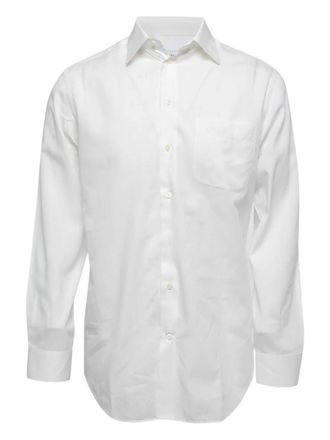 Armani chemise en coton - Blanc