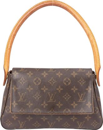 Louis Vuitton Crossbody Bags - Louis Vuitton Canvas Monogram Looping PM Handbag - Gr. unisize - in Braun - für Damen