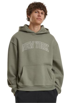 Mister Tee New York Fluffy Hoody paleolive, XL