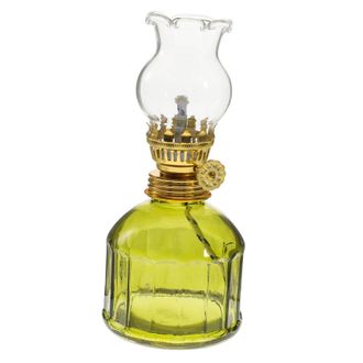 Artibetter Glas Kerosinlampe Vintage Stil &Ouml;llampe Innenbereich Rustikale Petroleumlampe Wohnzimmer Dekoration f&uuml;r Romantische Atmosph&auml;re und Besondere Anl&auml;sse