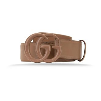 Gucci Glattleder G&uuml;rtel - - Accessories - Damen - Braun - 60 CM