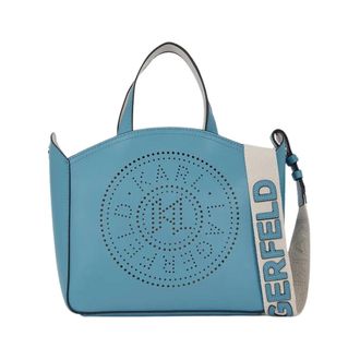 Karl Lagerfeld K/Circle Petit Cabas - Femme - Sacs - Bleu - Taille: ONE Size