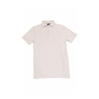 Genti Polo 3 Button Ice Cotton - - Tops - Herren - Beige - M