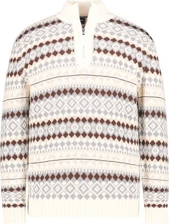 Olymp Herren Pullover wei&szlig; Norweger