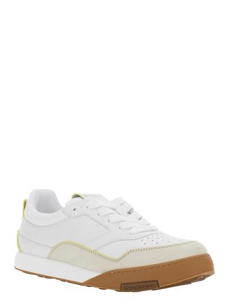 Givenchy Colorblock Leather Low-Top Sneaker - White