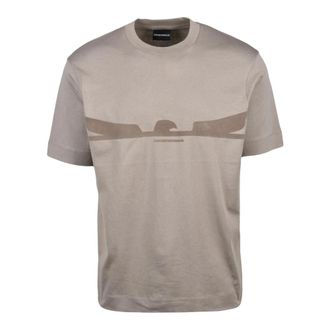 Emporio Armani Homme, Tops, Beige, Taille: XL T-shirt