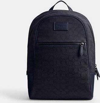 Coach Theo Rucksack aus Signature-Jacquard