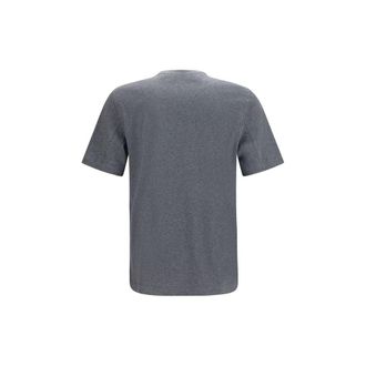 Brunello Cucinelli Mens Blue Cotton T-Shirt