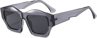 Generic Lunettes De Soleil Vacances À Monture Large For Hommes Sport For Femmes En Plein Air Conduite(Gray)