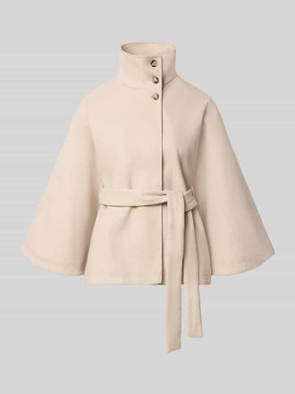 Pieces Loose Fit Poncho mit Bindegurt Modell AIKEN