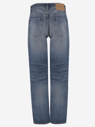 Haikure Womens Jeans Cotton Denim Blue