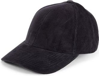 Varsity Casquette en velours c&ocirc;tel&eacute; de coton