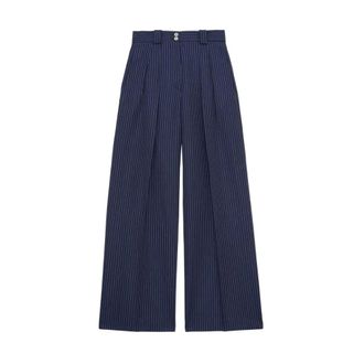 Ines De La Fressange Damen, Hosen, Blau, MGr&ouml;&szlig;e