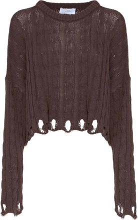 SoAllure Femme, Pulls, Brun, Taille: 38 FR Pull &agrave; motif torsad&eacute;