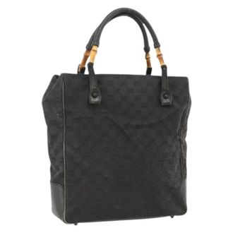 Gucci Pre-owned Vintage GG Canvas Tote - - Pre-owned - Damen - Schwarzk - ONE SIZE