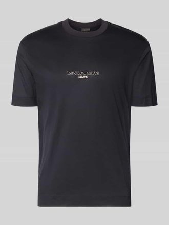 Emporio Armani T-Shirt mit Label-Print