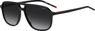 HUGO BOSS Homme, Accessoires, Noir, Taille: 58 MM HG 1398/S Lunettes de soleil