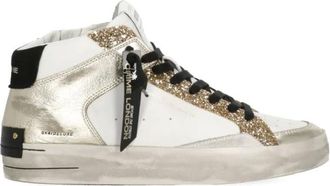 Crime London Femme, Chaussures, Blanc, Taille: 36 EU Sk8 Deluxe Mid