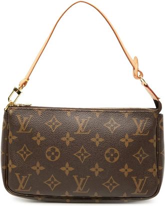 Louis Vuitton Hobo Bags - Monogram Pochette Accessoires - Gr. unisize - in Braun - f&uuml;r Damen