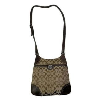 Coach Pre-owned Canvas Umh&auml;ngetasche - - Pre-owned - Damen - Braun - ONE SIZE