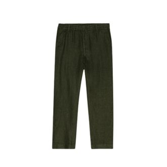 Nn.07 Herren Leinen Billie Hose - - Trousers - Herren - Gr&uuml;n - W34