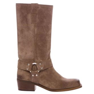 Ovye By Cristina Lucchi Femme, Chaussures, Brun, Taille: 37 EU So540 Biker Boot