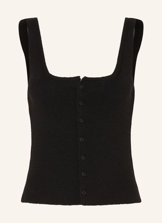 by Aylin Koenig By Aylin Koenig Stricktop Quinn Aus Merinowolle schwarz