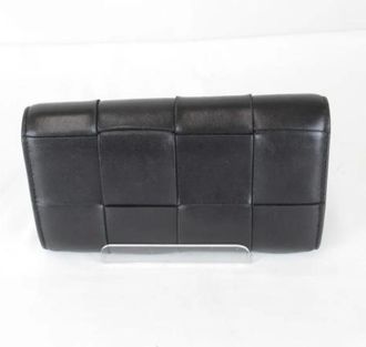 Bottega Veneta unisex, Pre-owned, Noir, Taille: ONE Size Portefeuille Vintage Pre-owned