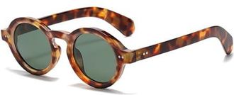 Generic Lunettes De Soleil Cadre Rond Photo Lunettes De Soleil Polaris&eacute;es Vacances F&ecirc;te(Green)