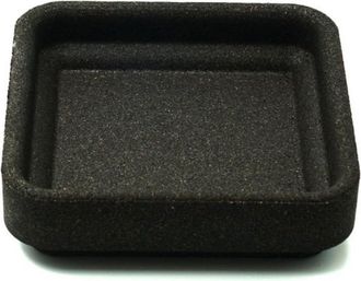 Born In Sweden Schale aus Kork, schwarz, 100% recycelt, 5 cm hoch