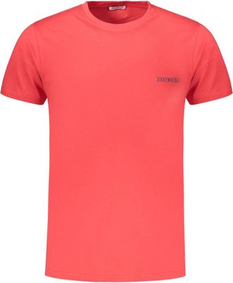 Dirk Bikkembergs Homme, Tops, Rouge, Taille: S T-shirt &agrave; manches courtes