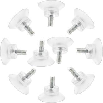 Hemobllo 10 St&uuml;ck Transparente Glas Tischplatte Saugn&auml;pfe mit Schraubverschluss rutschfeste Glas Abstandshalter f&uuml;r Couchtisch und Outdoor tische Kratzsch&uuml;tzen