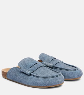J.W.Anderson Slippers aus Veloursleder