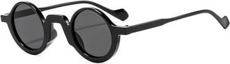 Generic Lunettes De Soleil Dext&eacute;rieur &Agrave; Monture Ronde For Hommes Et Femmes, Tendance For Les Vacances D&eacute;placements(Black)