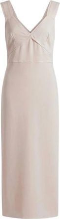 Toteme Femme, Robes, Beige, Taille: 38 FR V-neck Slip Dress