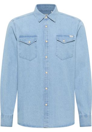 Mustang Jeans Herren Style Duver Jeanshemd, Hellblau 200, 56
