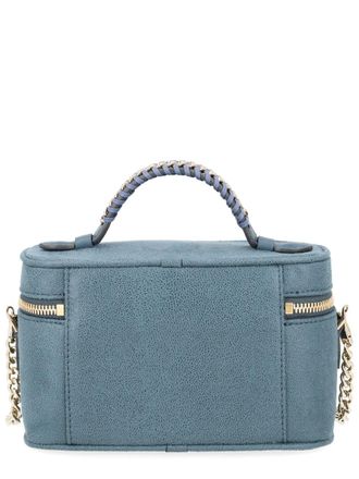 Stella McCartney Womens Shoulder Bag Vanity Falabella Blue Polyamide