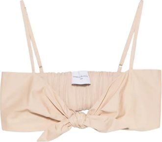 Isabelle Blanche Femme, Tops, Beige, Taille: 40 FR Haut &agrave;