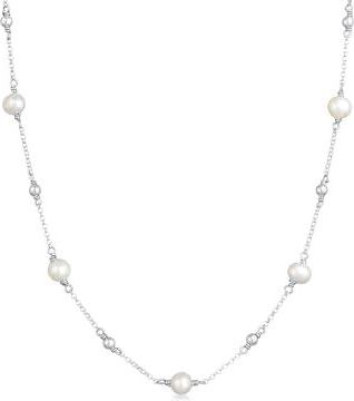 Elli Collier Femmes Boules Filigrane avec Perles de Culture dEau Douce en Argent Sterling 925 Plaqué Or