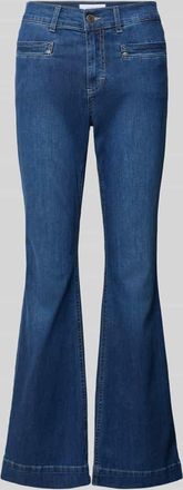 Angels Flared Jeans mit Leistentaschen Modell Leni