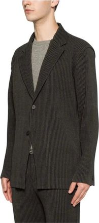 Issey Miyake Homme, Vestes, Vert, Taille: M Giaccia