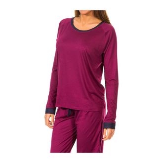 Tommy Hilfiger Langarm-T-Shirt - - Tops - Damen - Lila - XS
