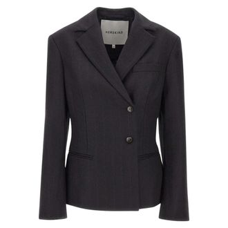 Birgitte Herskind Sailor Woll Fitted Blazer - - Jackets - Damen - Schwarzk - 2XS